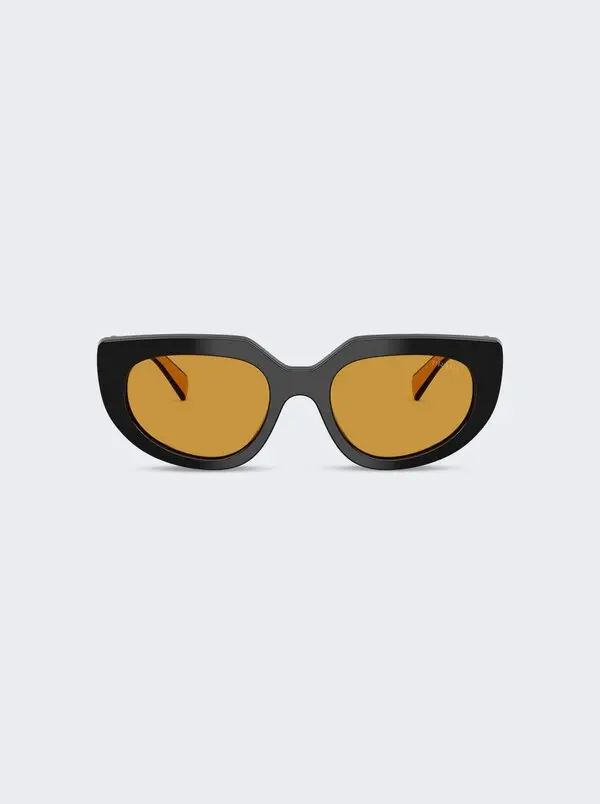 Prada Geometric Sunglasses - Black