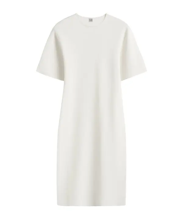 TOTEME Knitted Midi Dress - White