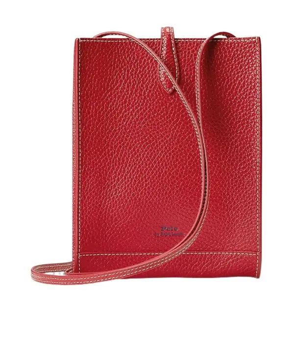 Polo Ralph Lauren Pebbled Leather Crossbody Bag