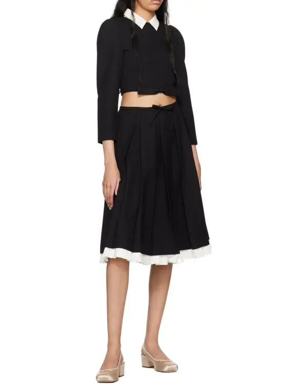 SHUSHU/TONG Layered Midi Skirt
