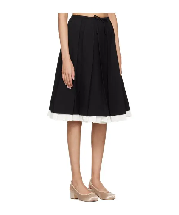 SHUSHU/TONG Layered Midi Skirt