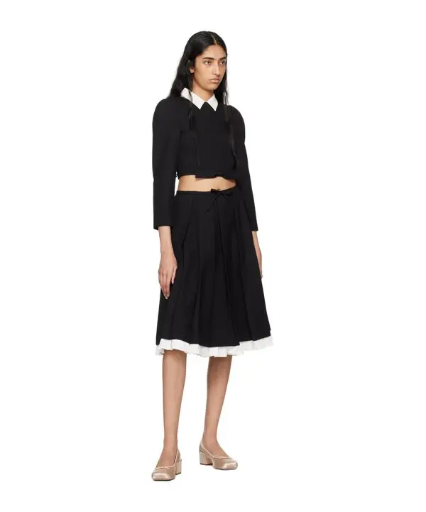 SHUSHU/TONG Layered Midi Skirt
