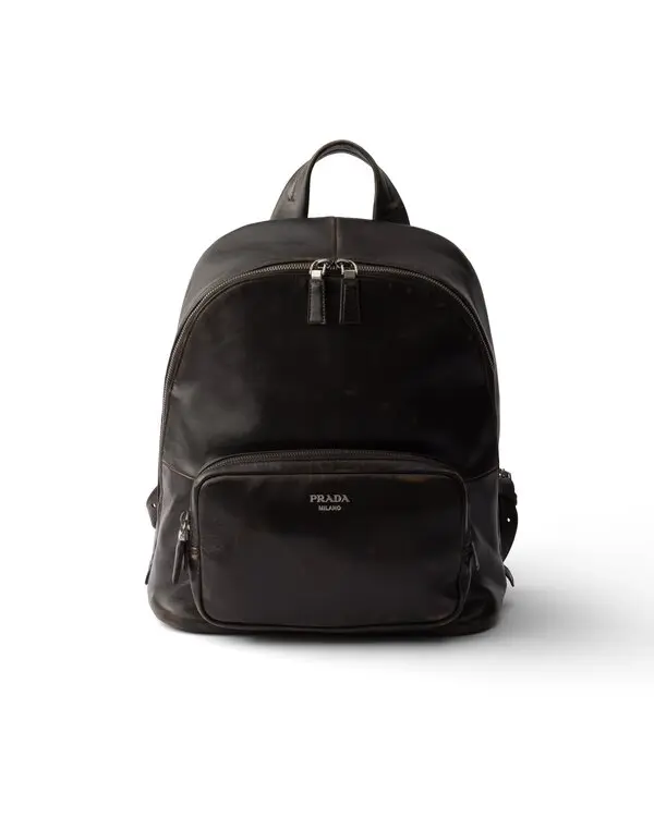 Prada Distressed Nappa Leather Backpack