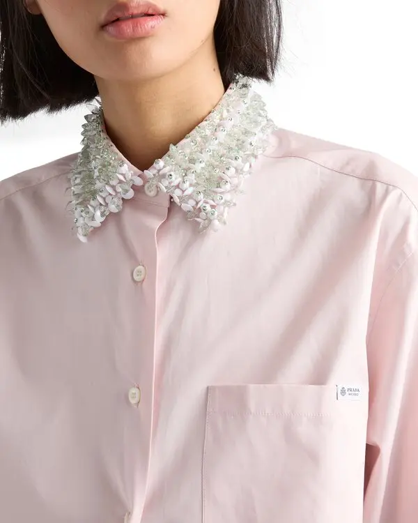 Prada Poplin Shirt - Pink