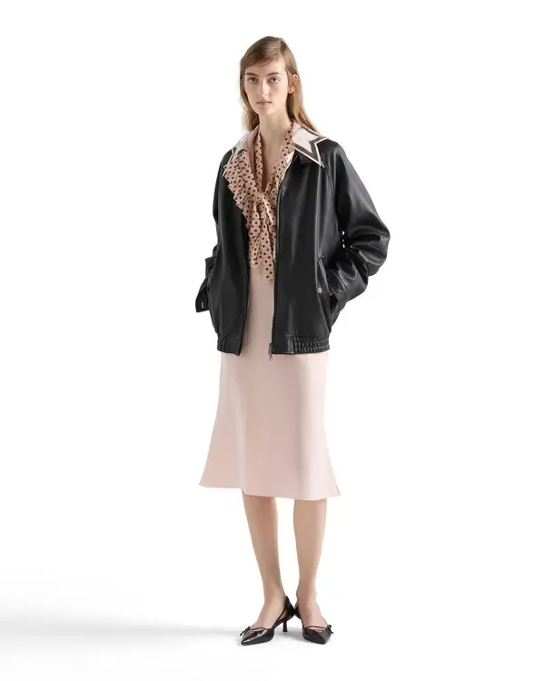 Prada Nappa Leather Blouson Jacket