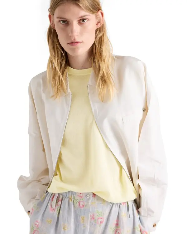 Prada Short-sleeved Cashmere T-shirt