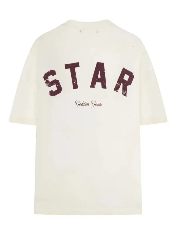 GOLDEN GOOSE T-shirt Relaxed Fit "star - Gray