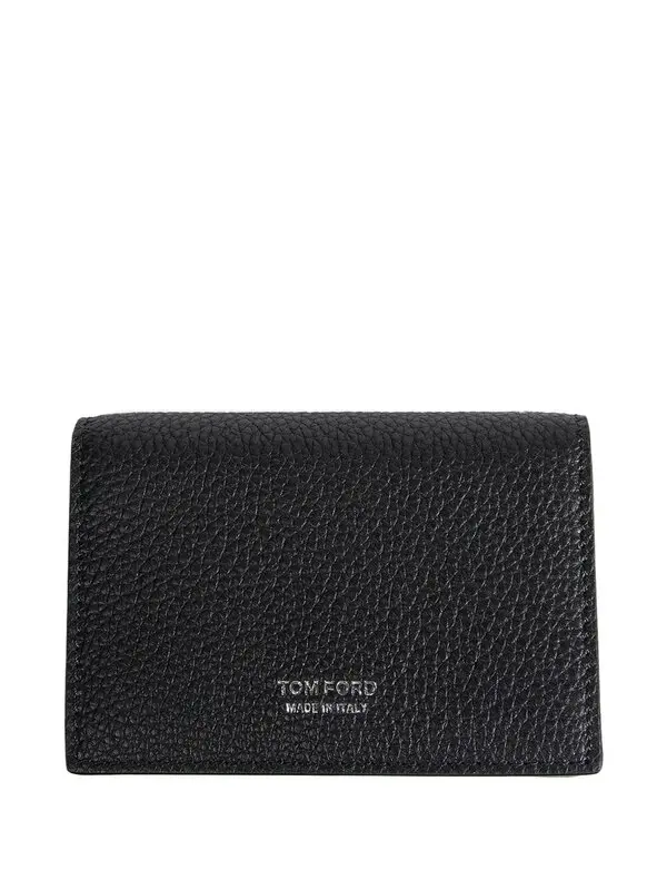TOM FORD Accessori Business Card Holder Soft Grain Leather - Black