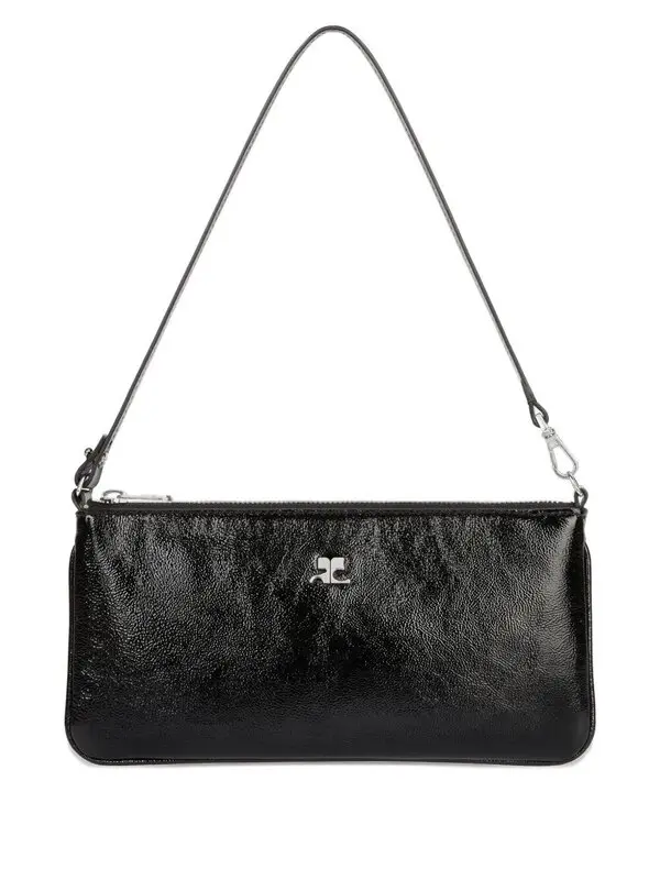 COURREGES Pochette Zippered "ac Naplack - Black