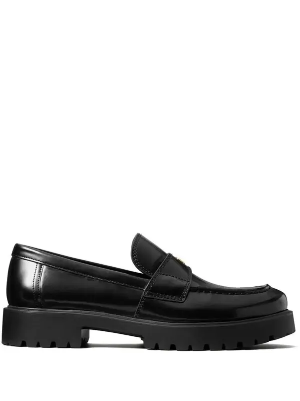 Tory Burch Loafer Lacci "classic Lug - Black