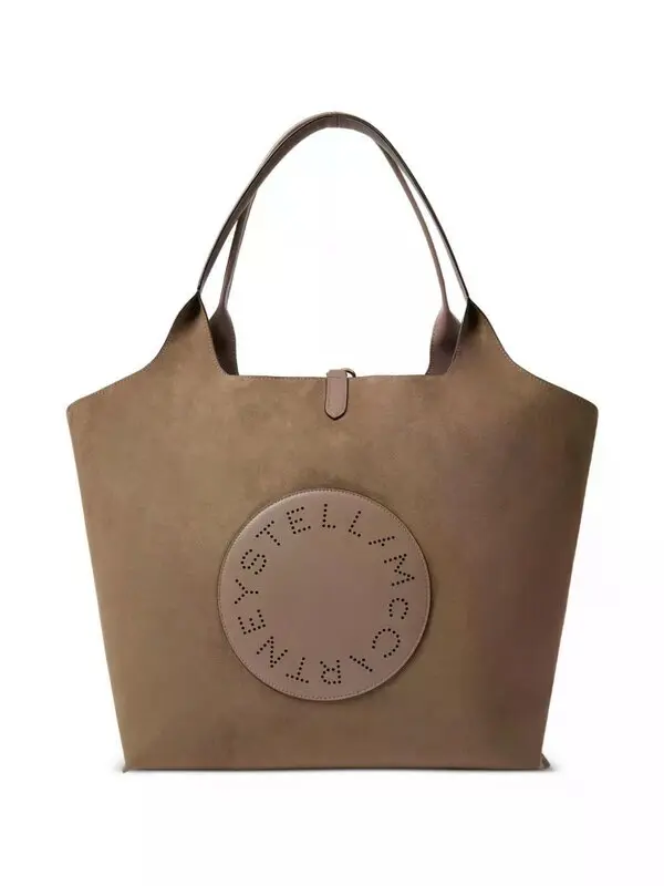 Stella McCartney Logo Perforated Tote Bag
