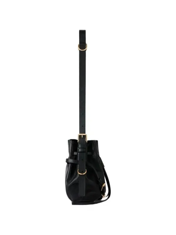 Givenchy Small Voyou Leather Bucket Bag - Black