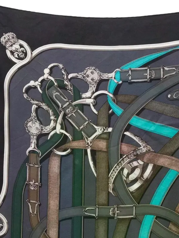 Hermès 1981 Cavalcadour Silk Scarf