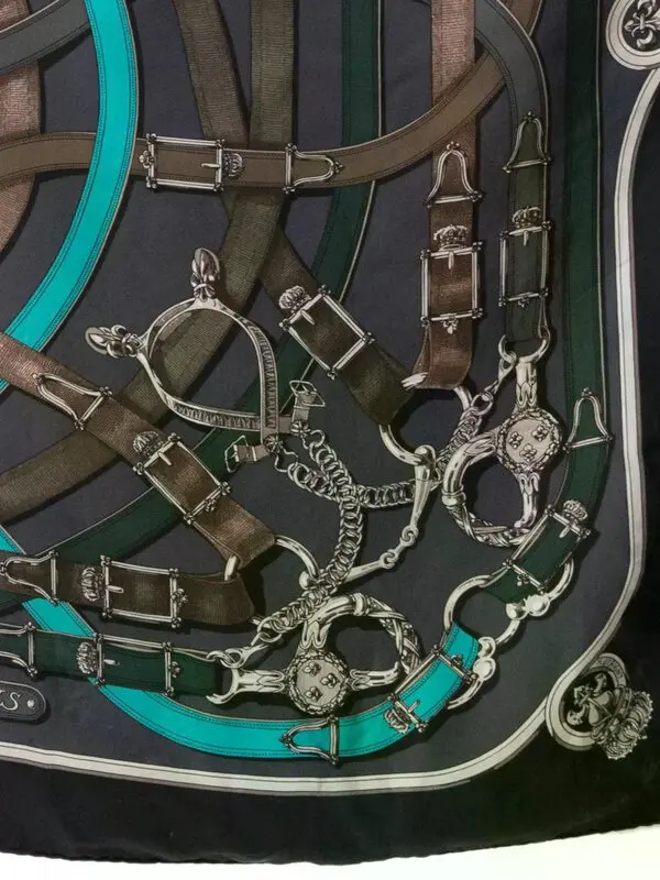 Hermès 1981 Cavalcadour Silk Scarf