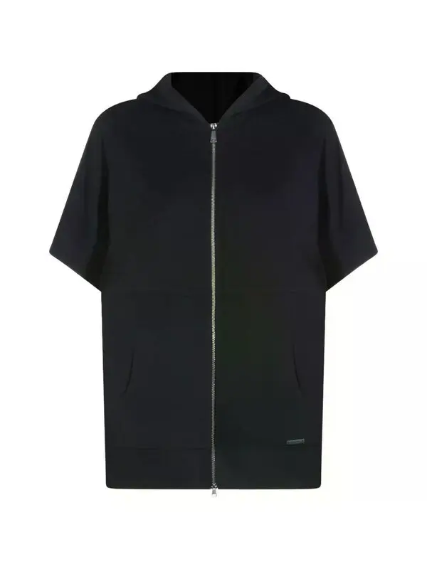 Max Mara Short-sleeve Hoodie - Blue