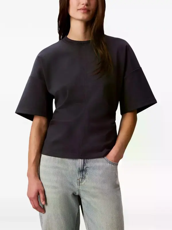 Calvin Klein Boxy T-shirt With Ruched Waist