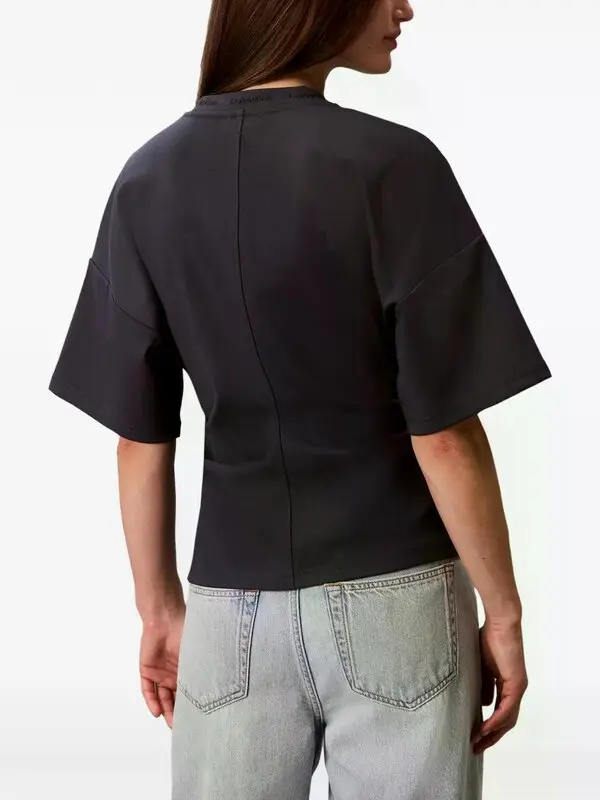 Calvin Klein Boxy T-shirt With Ruched Waist