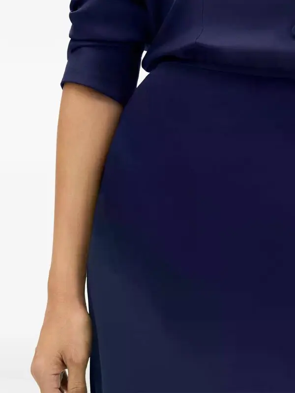 Another Tomorrow Bias-cut Midi Skirt