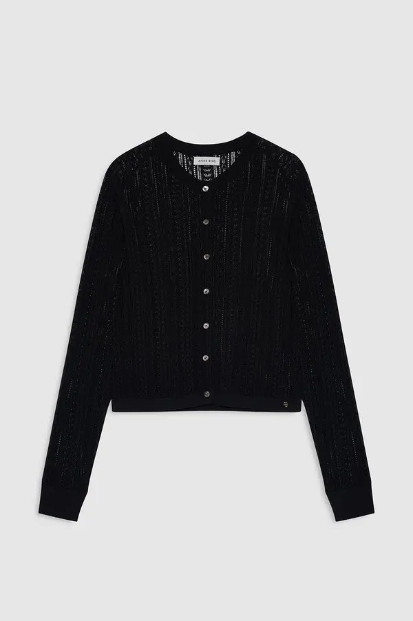ANINE BING Moni Crop Cardigan
