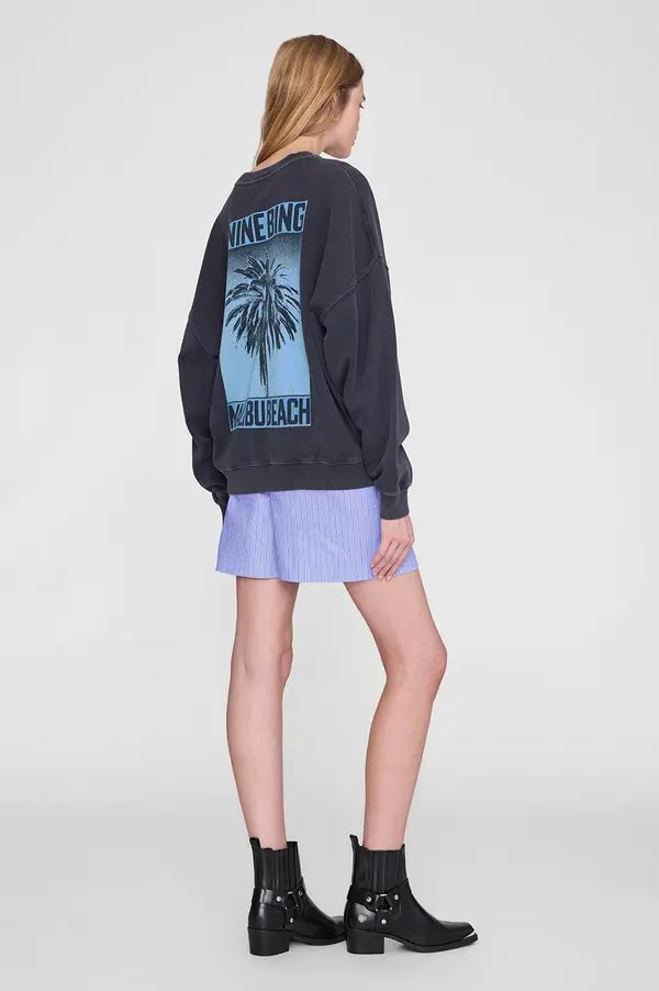 ANINE BING Oversized Palm Sweatshirt