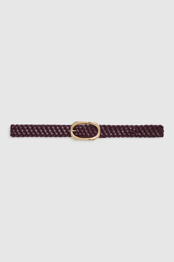 ANINE BING Braided Link Belt - Fig