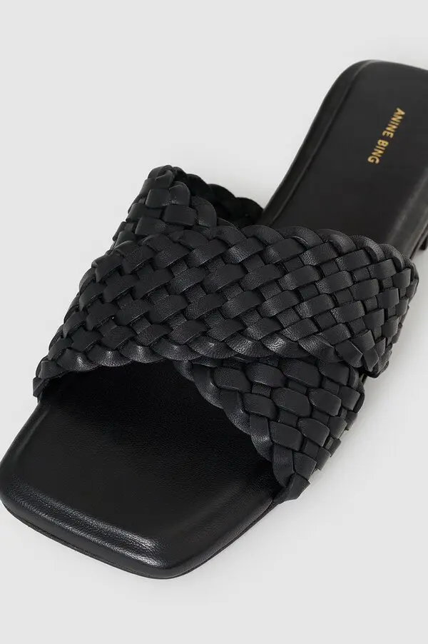 ANINE BING Ria Slides Braided