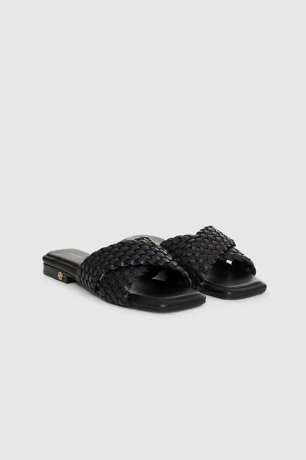 ANINE BING Ria Slides Braided