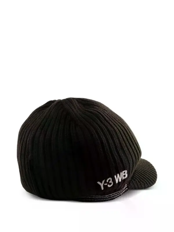 WALES BONNER Ribbed-knit Peaked Cap