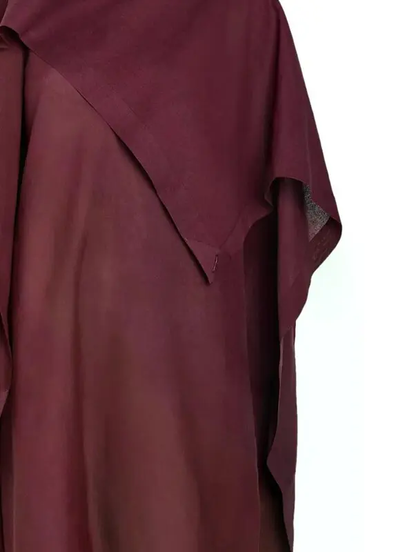 Issey Miyake Asymmetric Draped Midi Dress