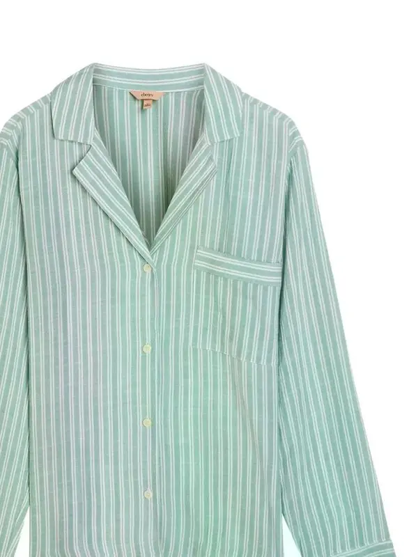 Eberjey Nautico Striped Cotton Pajamas