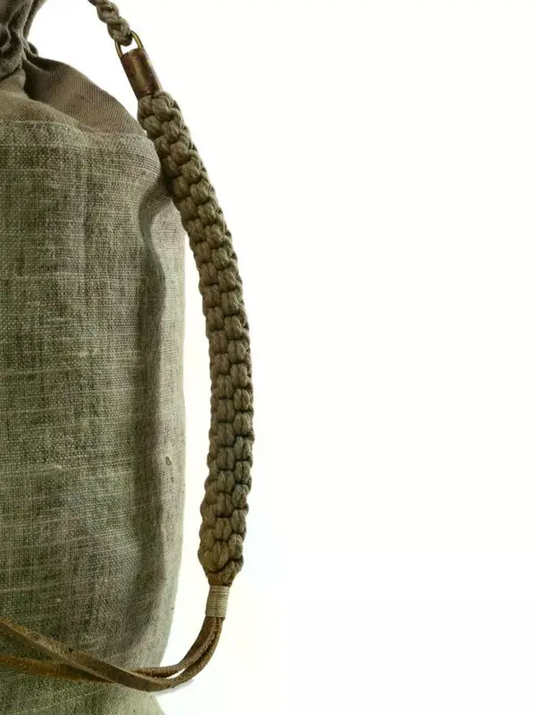 ZIGGY CHEN Drawstring Braided-strap Backpack