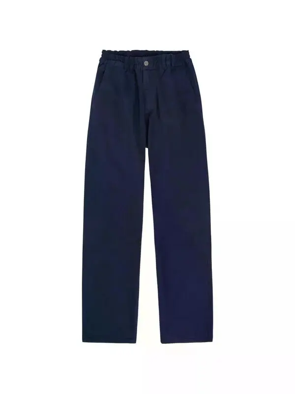 FORET Clay Straight-leg Trousers - Blue
