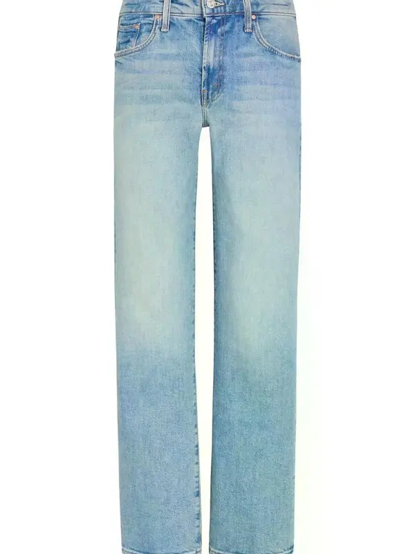 MOTHER Rambler Skimp Faded Straight-leg Jeans