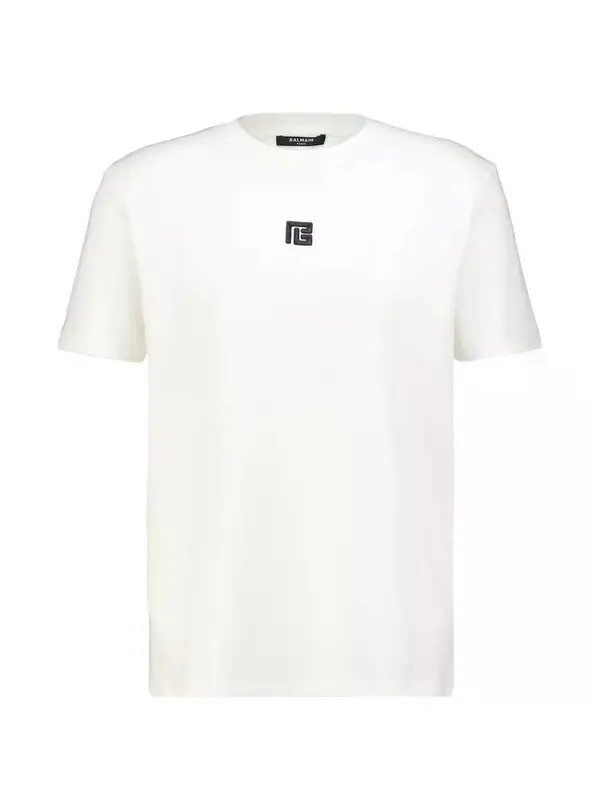 Balmain Pb Logo T-shirt