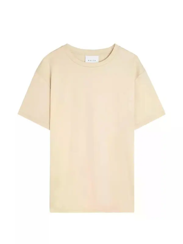 RAITH Crew-neck T-shirt - Neutrals