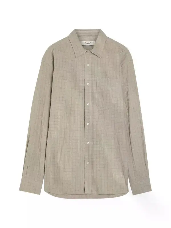 FORET Scout Check-pattern Shirt