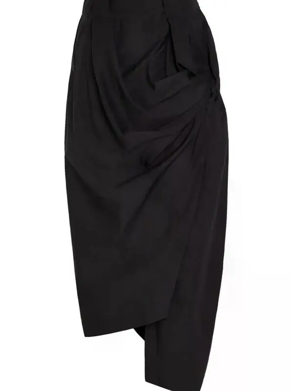 Issey Miyake Draped Asymmetric Trousers