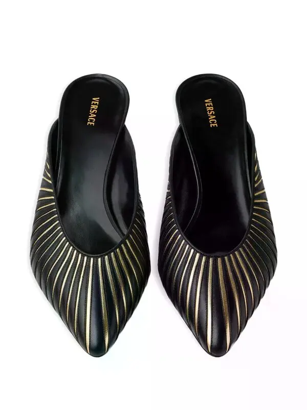 Versace Nappa Mules 55 Mm
