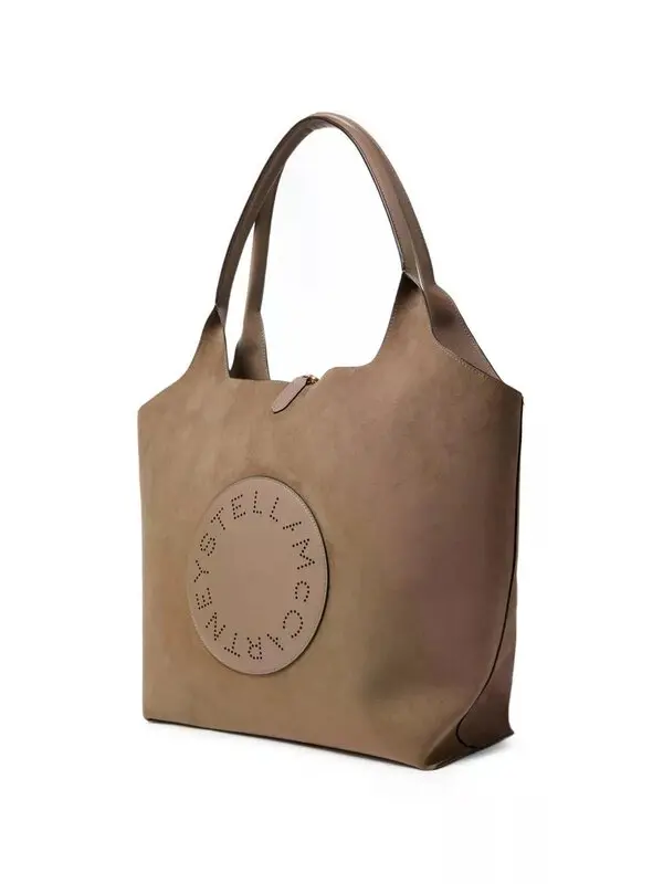 Stella McCartney Logo Perforated Tote Bag