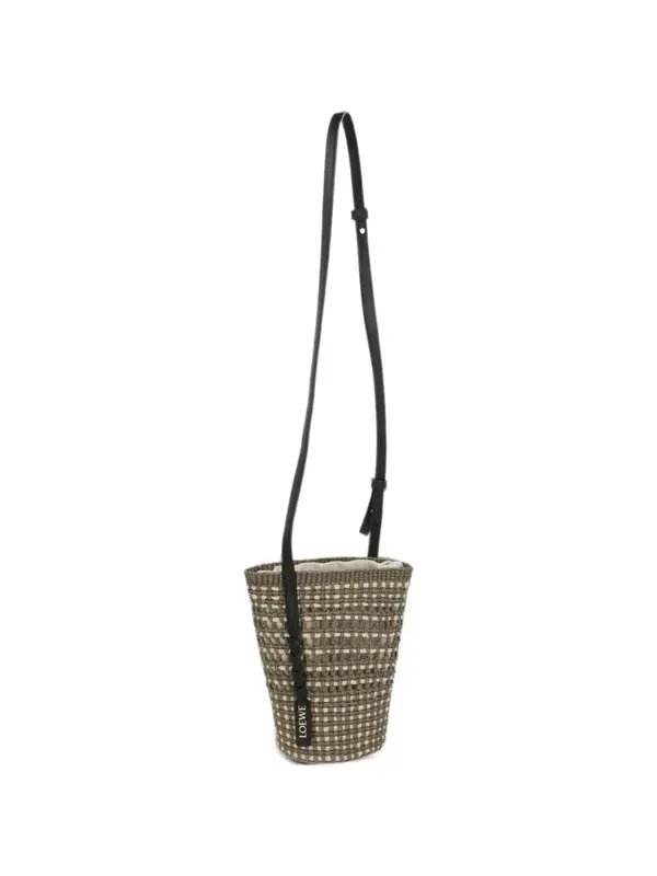 Loewe Braided Raffia Bucket Bag - Multicolor