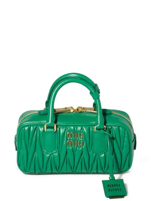 Miu Miu Arcadie Regular Leather Handbag - Multicolor
