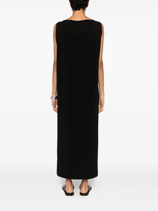 Issey Miyake Sleeveless Boat Neck Dress