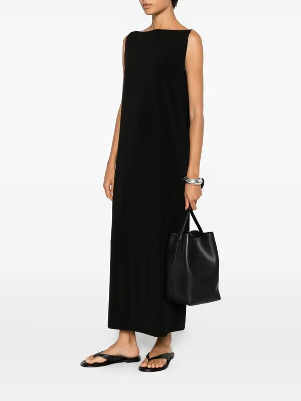 Issey Miyake Sleeveless Boat Neck Dress
