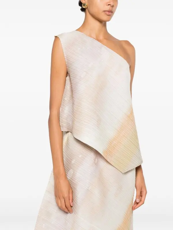 Issey Miyake Pleated Top - Multicolor