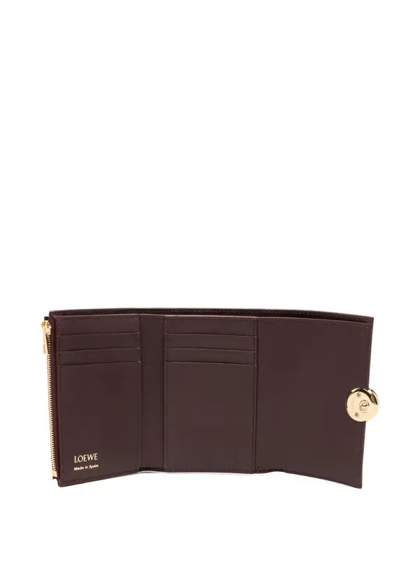 Loewe Pebble Small Leather Wallet - Multicolor