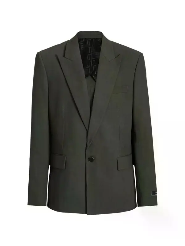 Balmain Cotton Twill 1-button Jacket
