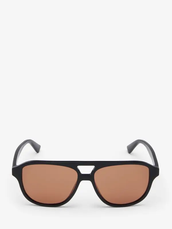 Alexander McQueen Signature Essentials Sunglasses - Brown