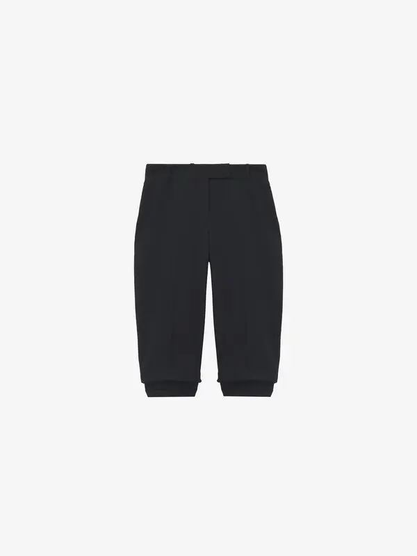 Alexander McQueen Tailored Capri Trousers With Embroidered Logo