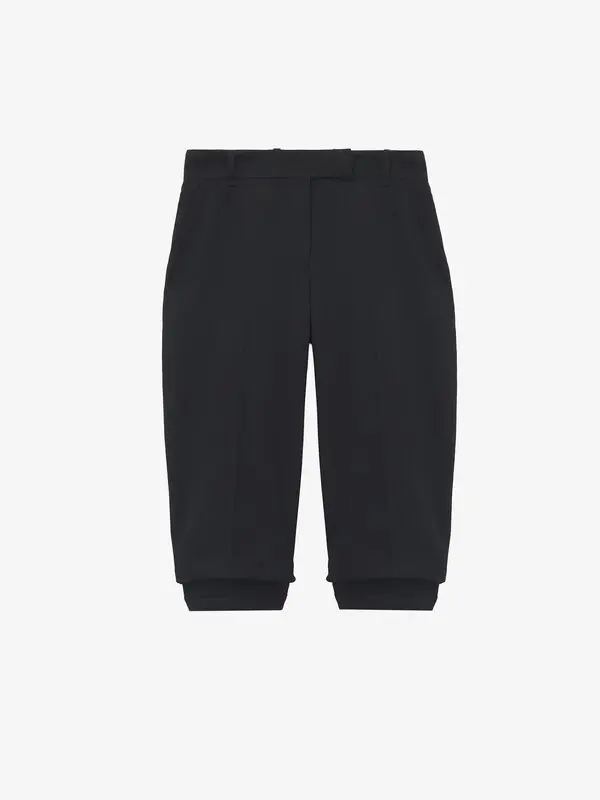 Alexander McQueen Tailored Capri Trousers With Embroidered Logo