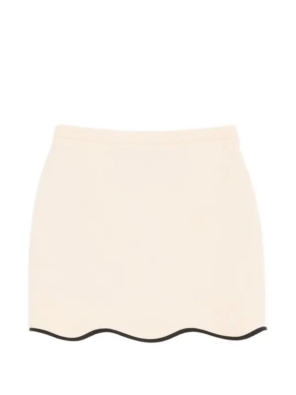 Valentino Garavani Wool And Silk Blend Skirt - Multicolor